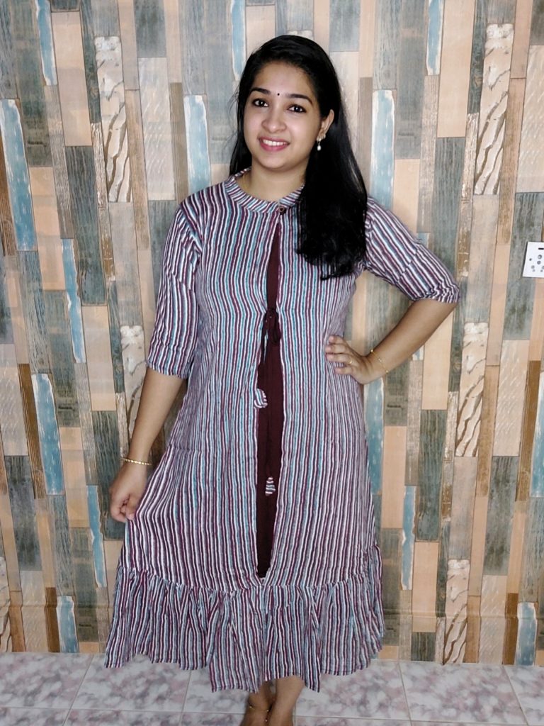 Maternity/Jacket Model Feeding Kurtis- CHOCOLATE BROWN – Priya's Magic ...